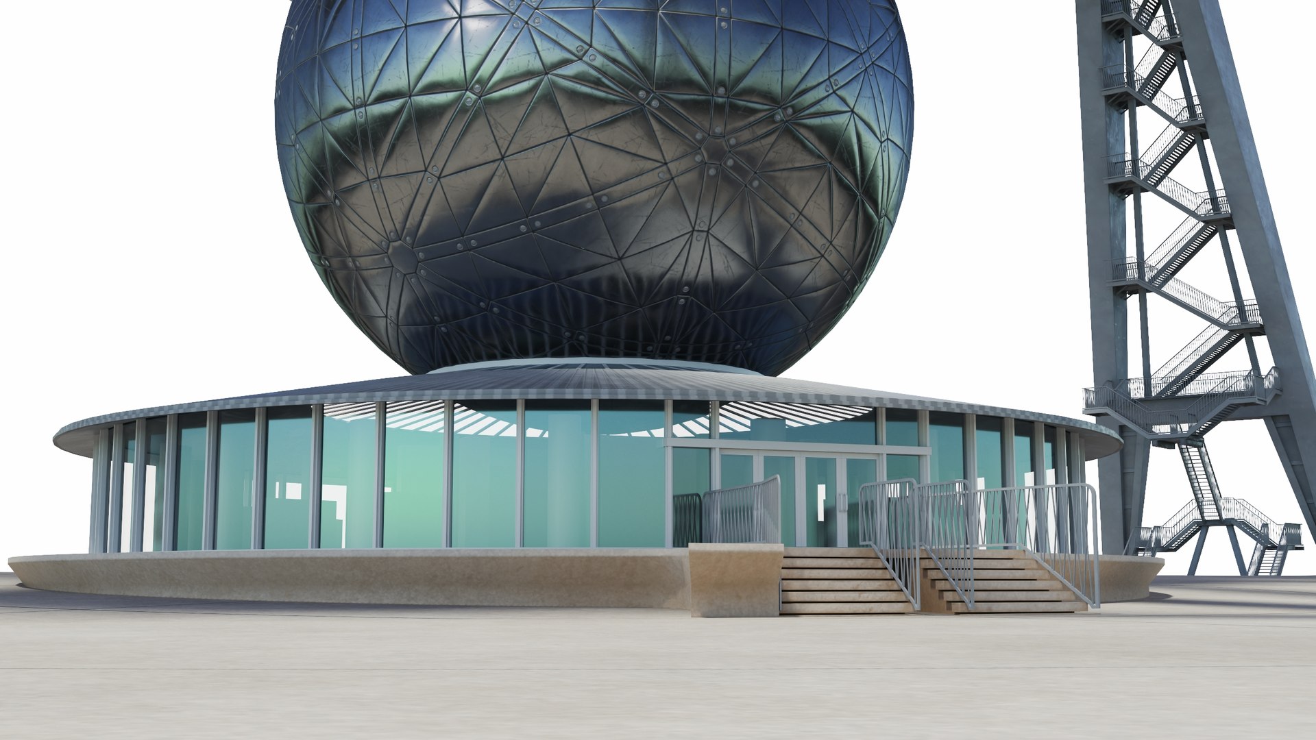 Atomium Building In Brussels 3D Model - TurboSquid 2217157