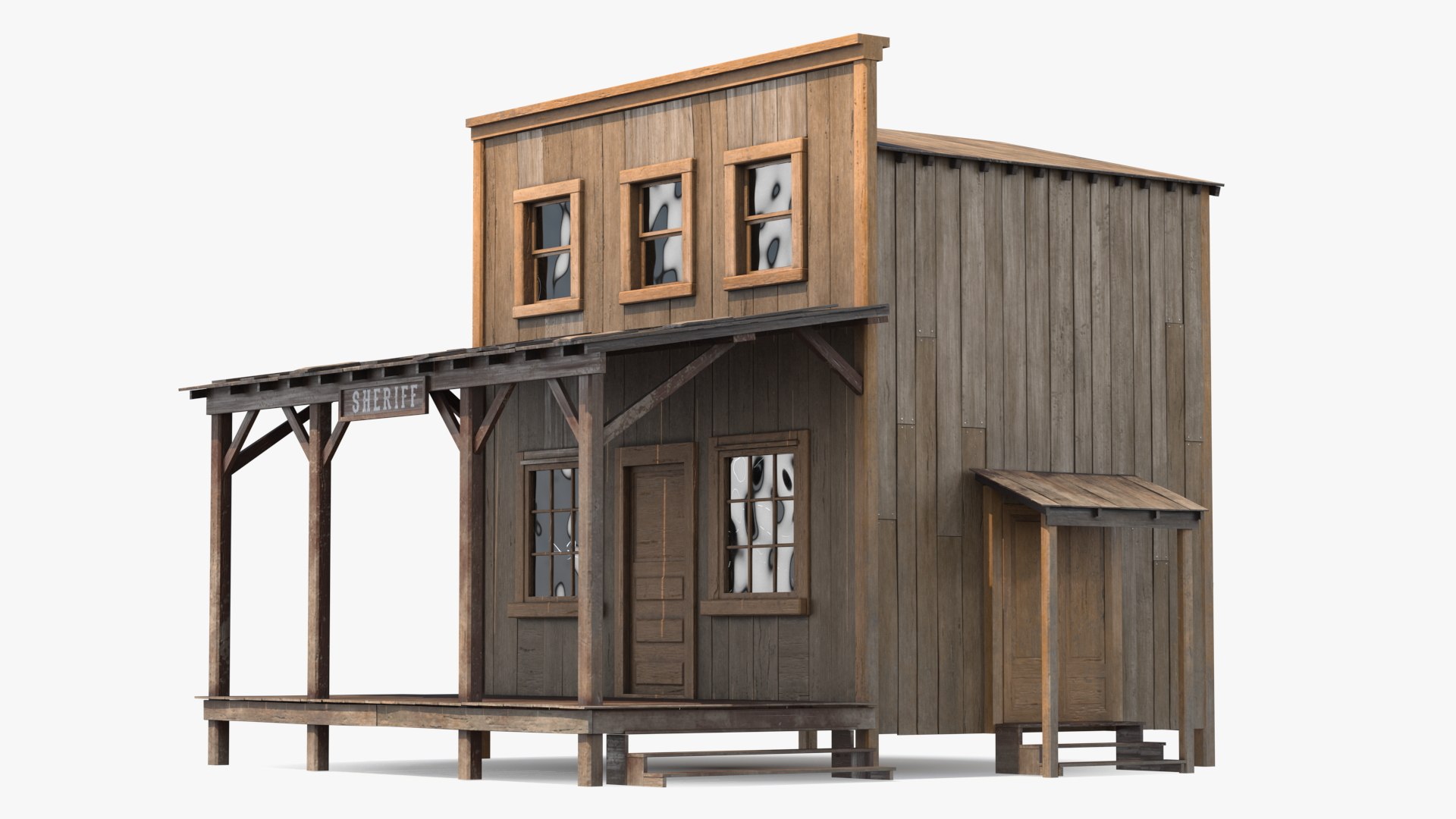 Western Houses Collection 2 3D Model - TurboSquid 2169540
