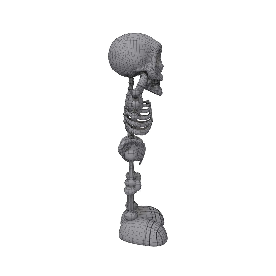 3D Cartoon Skeleton - TurboSquid 1669277