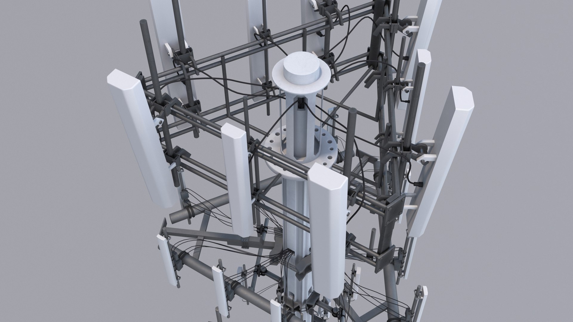 Cellular tower 3D model - TurboSquid 1514528