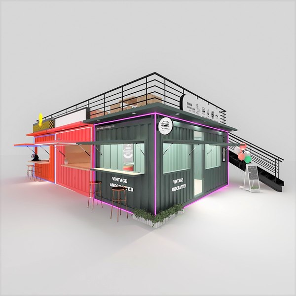 modelo 3d Fast Food Container Restaurant - TurboSquid 1965851