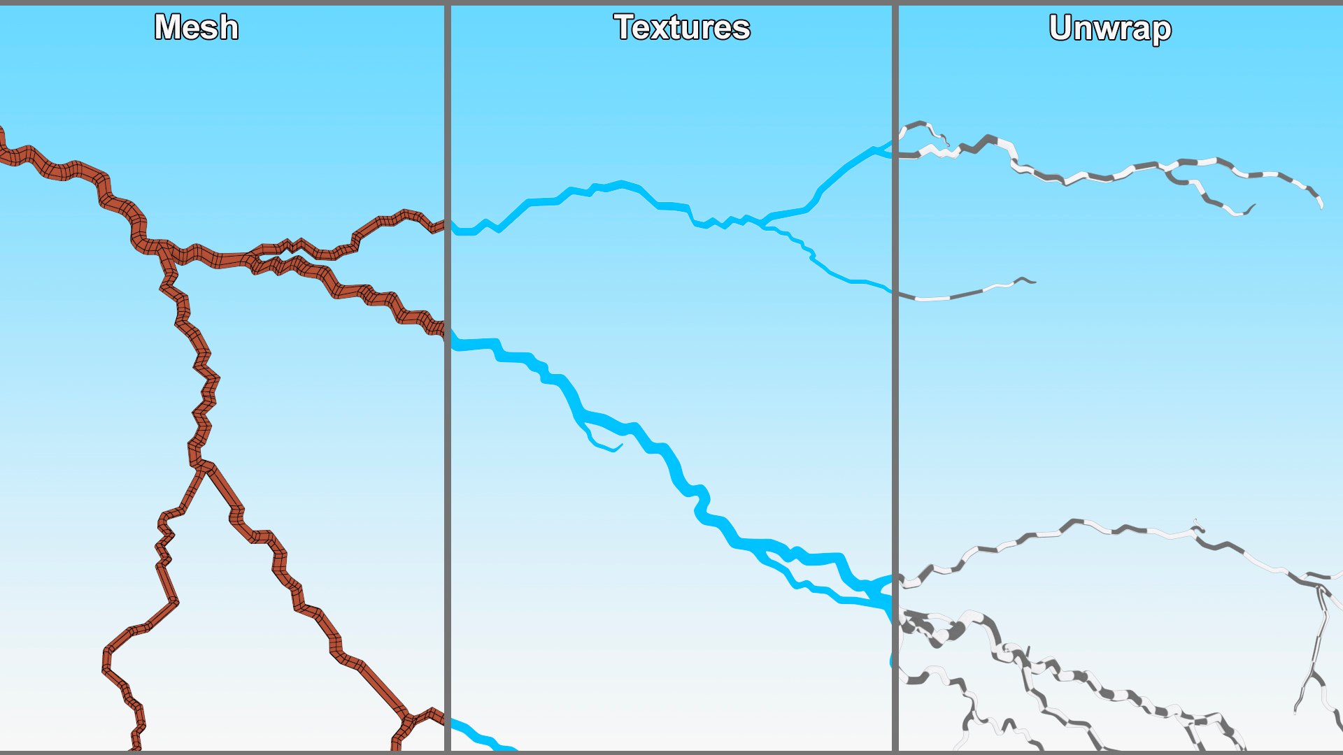 3D Cartoon Lightning Bolts Collection Model - TurboSquid 2298947