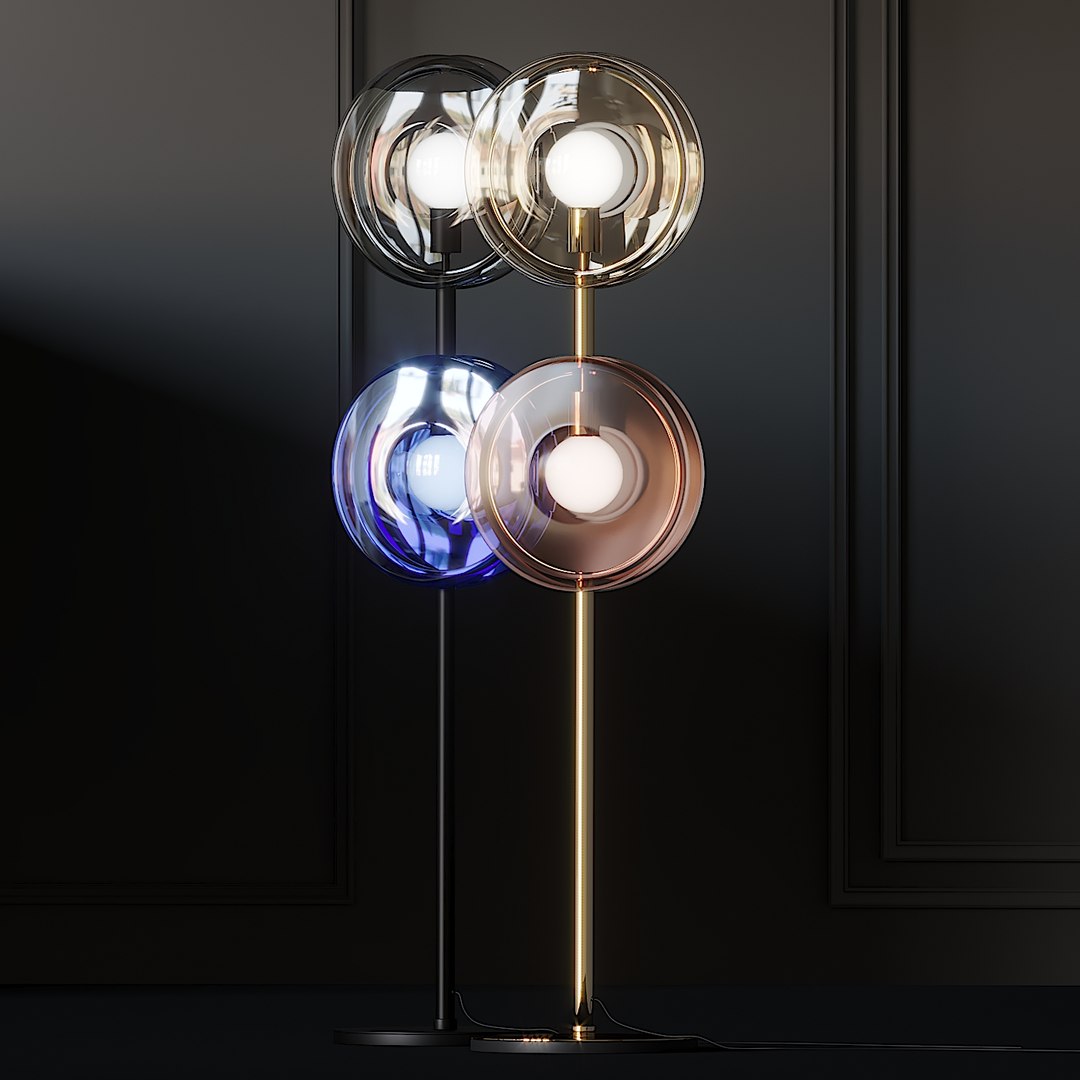 Floor Lamp Bomma Orbital Model - TurboSquid 1555892