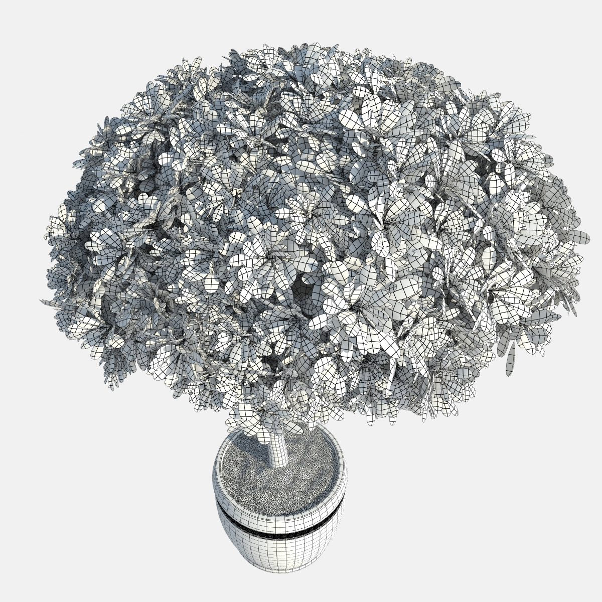 3d modern decorative tree 2 model