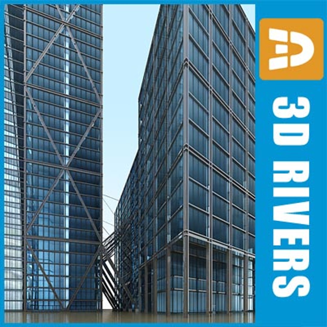 3d Skyscraper Broadgate Tower City Building