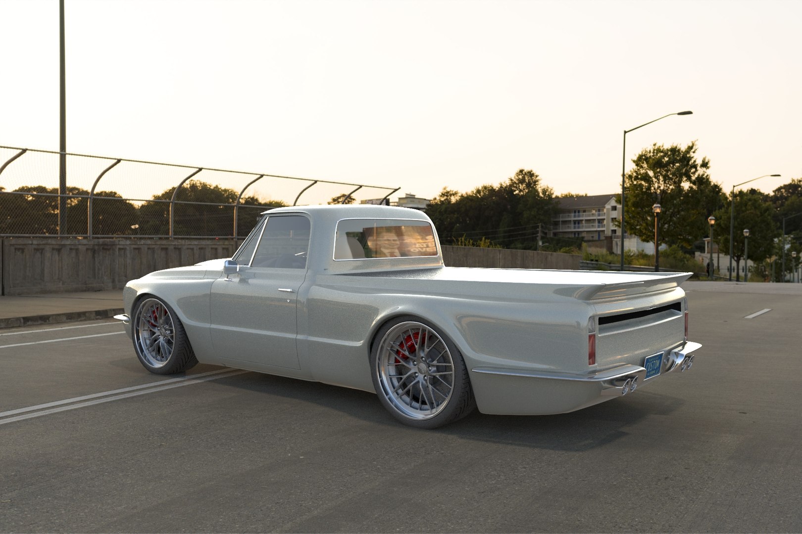C10 Pickup Cutom Widebody 3D Model - TurboSquid 1991025