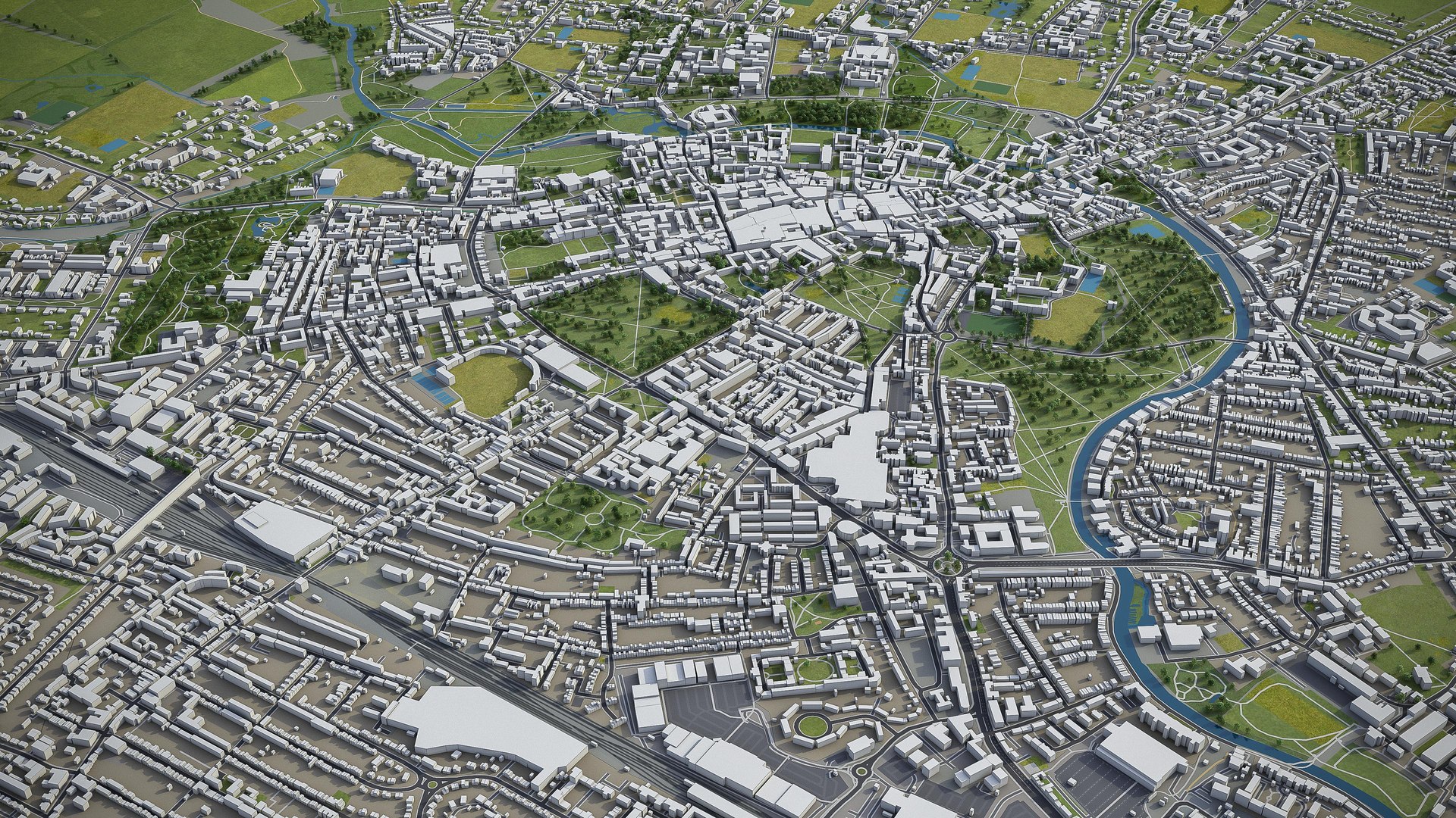 Area Cambridge 3D - TurboSquid 1457448