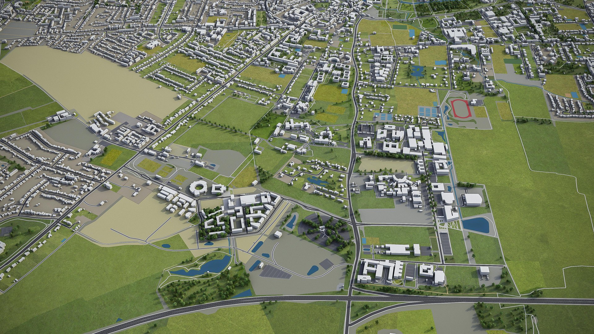 Area Cambridge 3D - TurboSquid 1457448