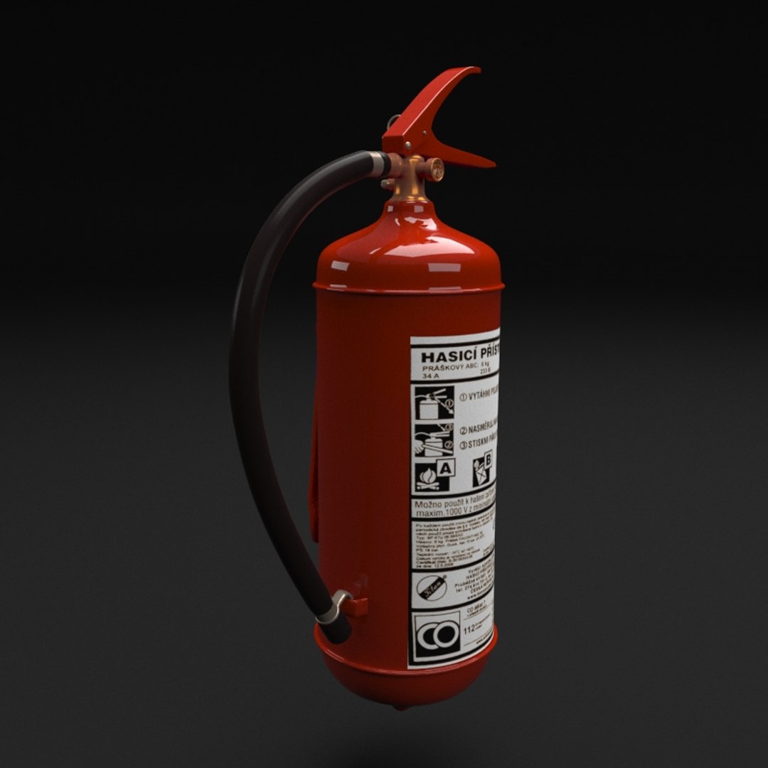Extinguisher 3d Model