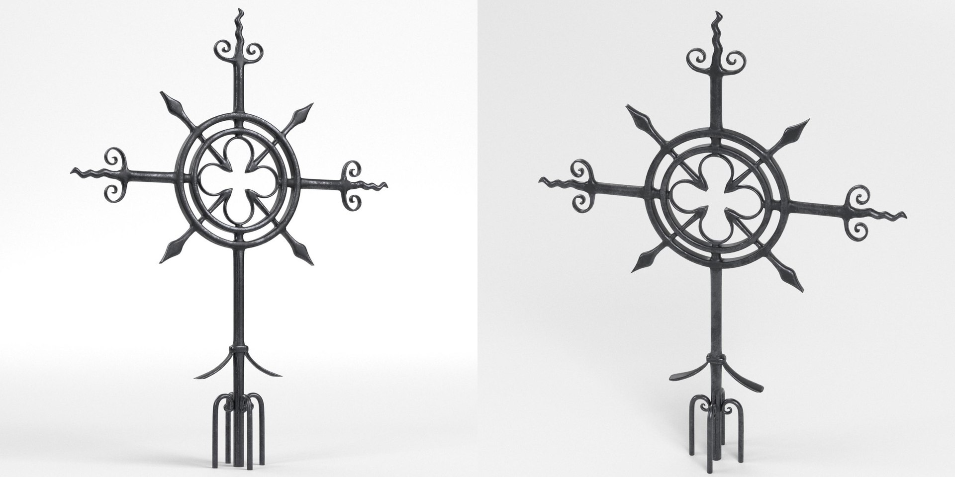 3D model Cast iron Cross - TurboSquid 2077466