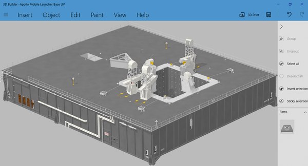 3D saturn apollo mobile launcher model - TurboSquid 1380827
