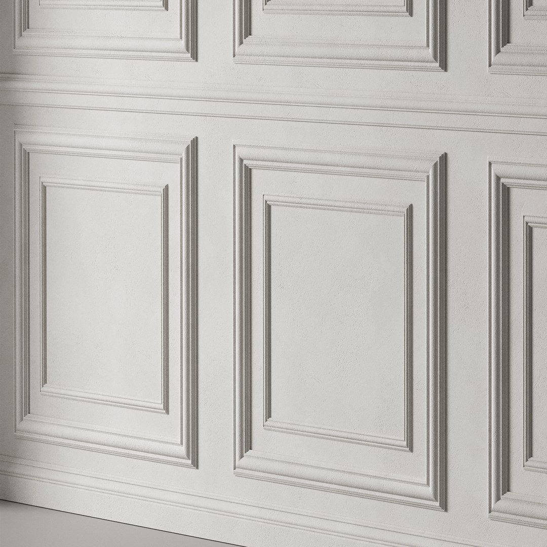 Classic 3D Wall Panel Elegant Design For Interior Decor 3D - TurboSquid ...
