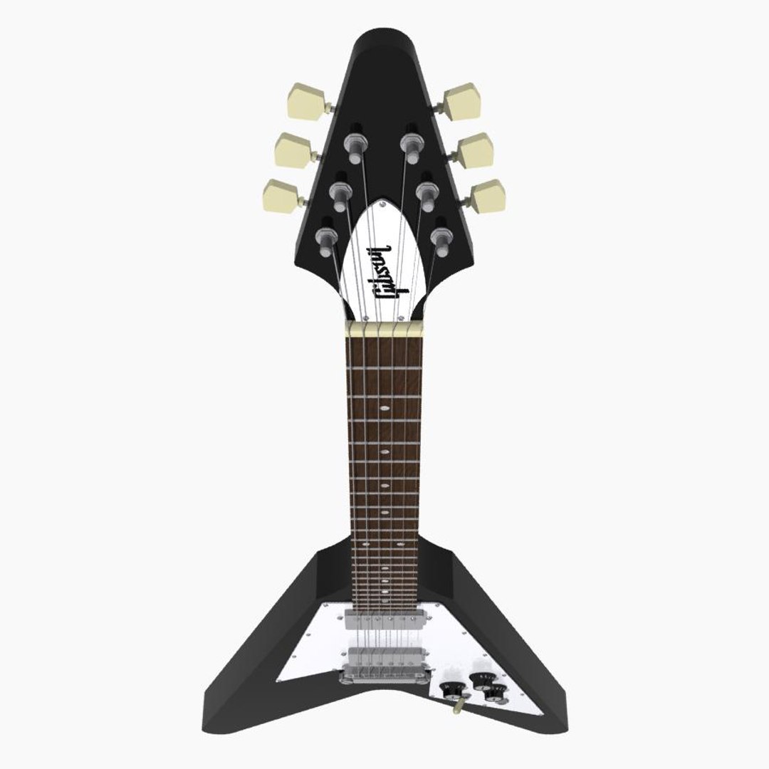 3d Gibson Flying V