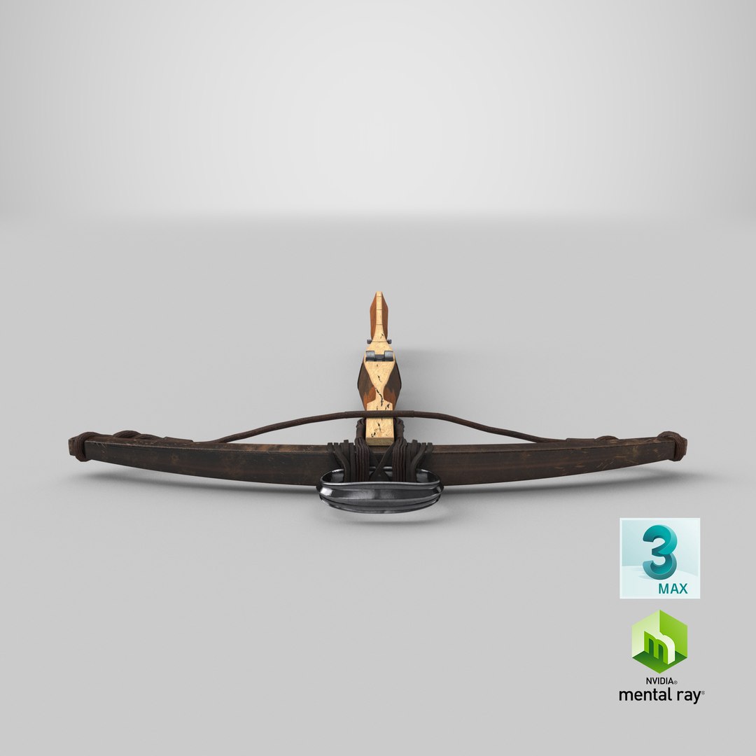 3D medieval--crossbow model - TurboSquid 1155413