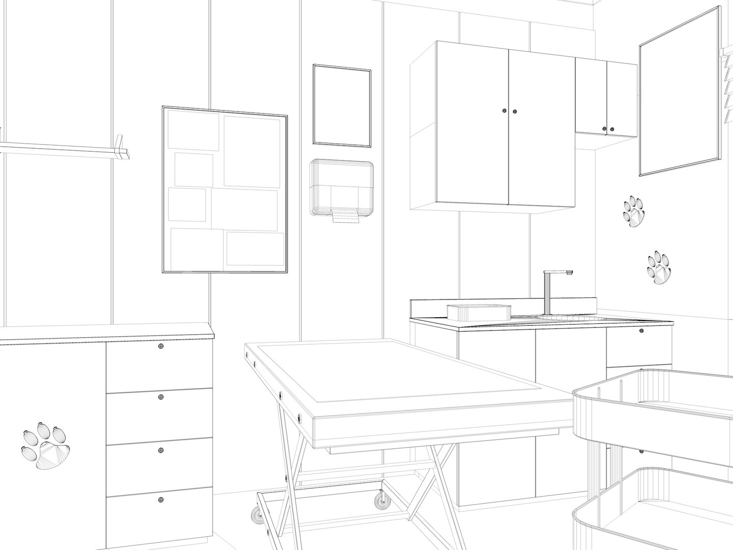 3D model Veterinary Clinic - TurboSquid 2130731