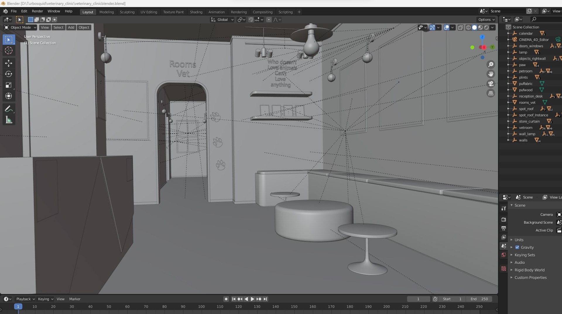 3D model Veterinary Clinic - TurboSquid 2130731