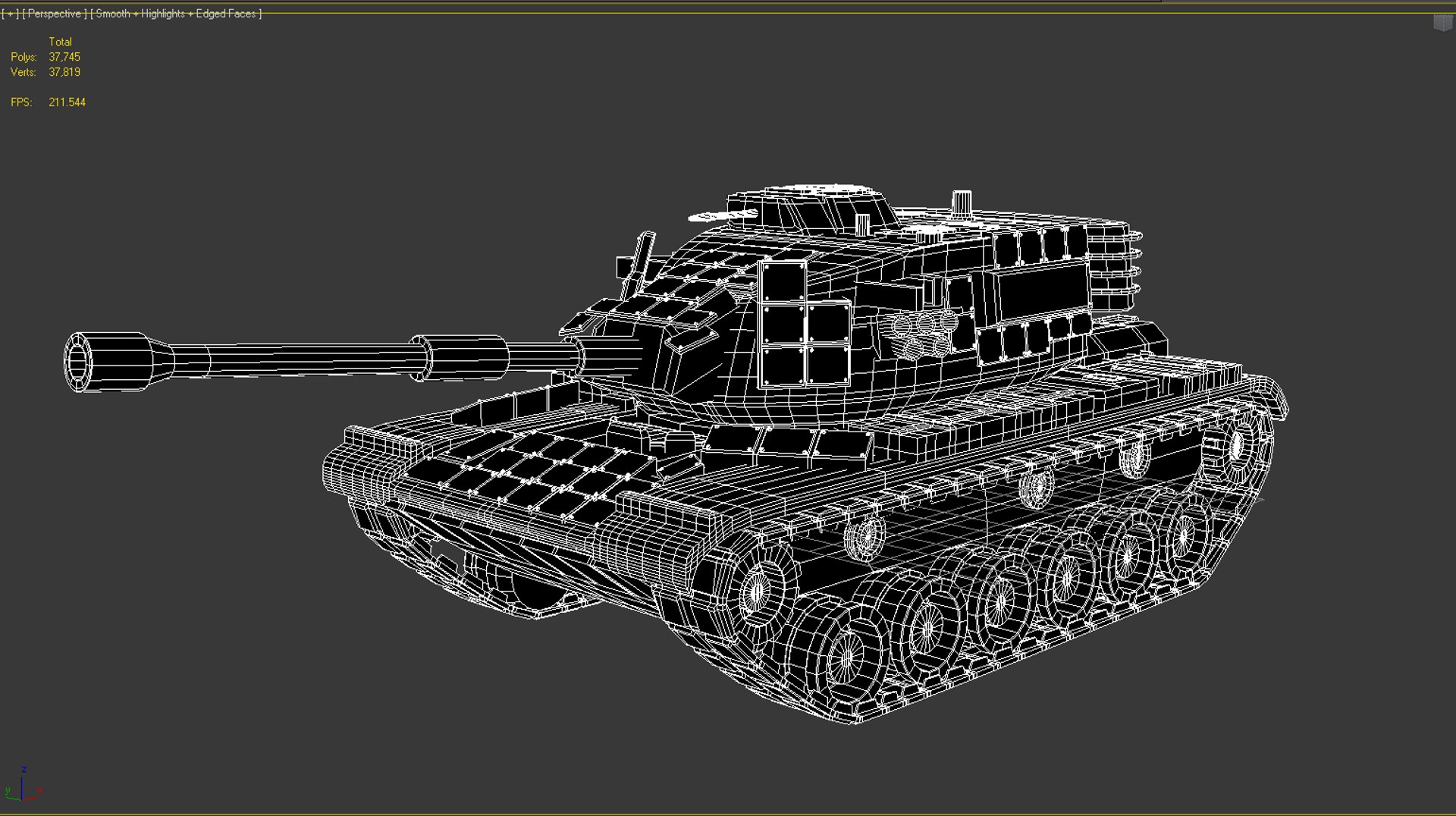 3d Tank Model