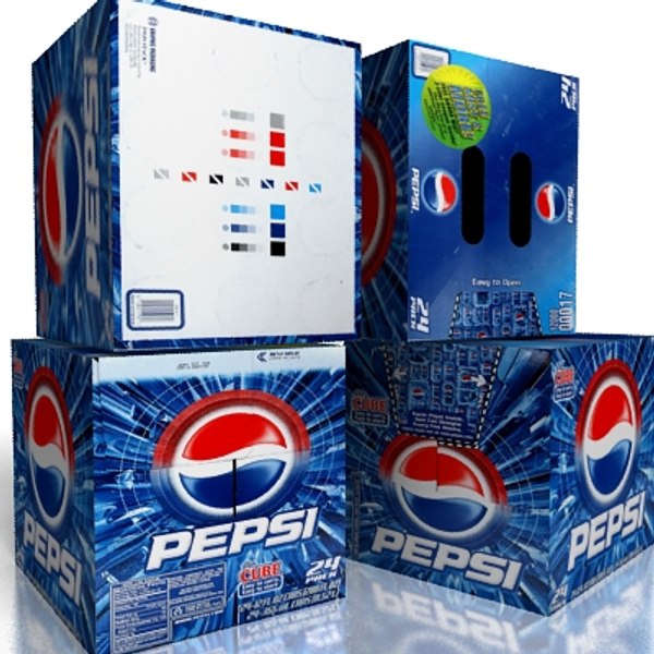 modelo 3d Pepsi Cube (paquete de 24) - TurboSquid 480832