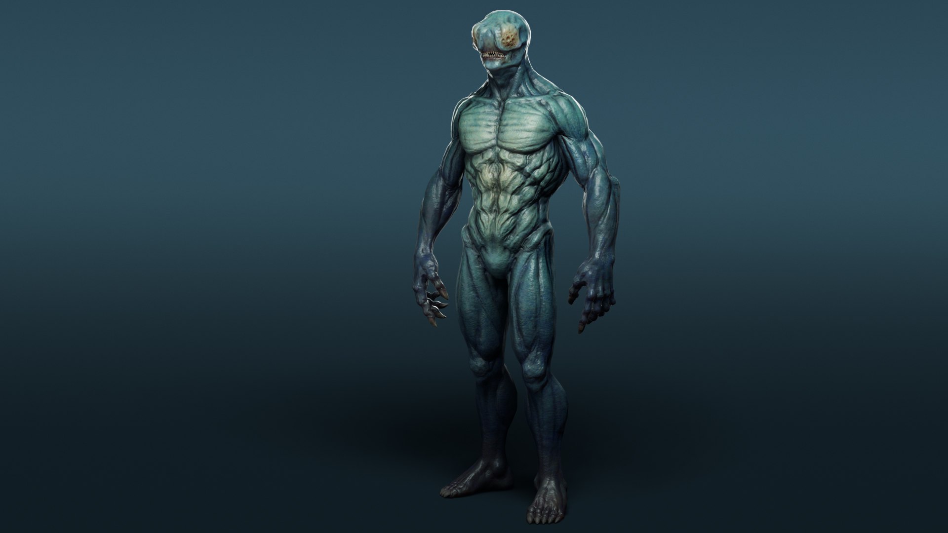 Stylized Monsters - Animation Fantasy UFO Predator - Monster Creature ...