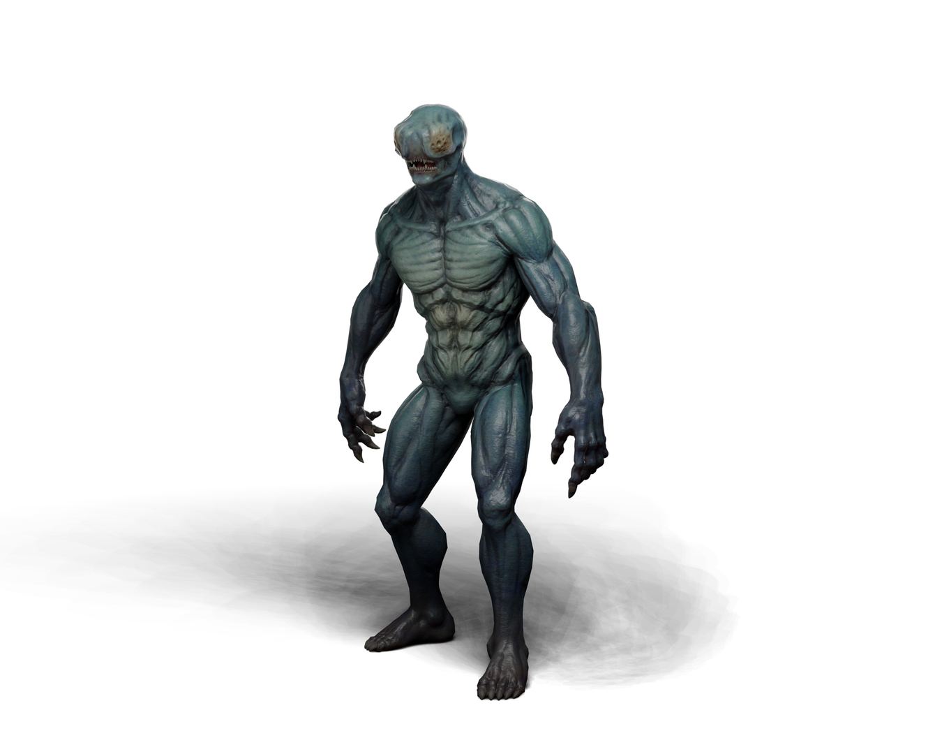 Alien Creature 02 - Low Poly Stylized Monsters - Animation Fantasy UFO ...