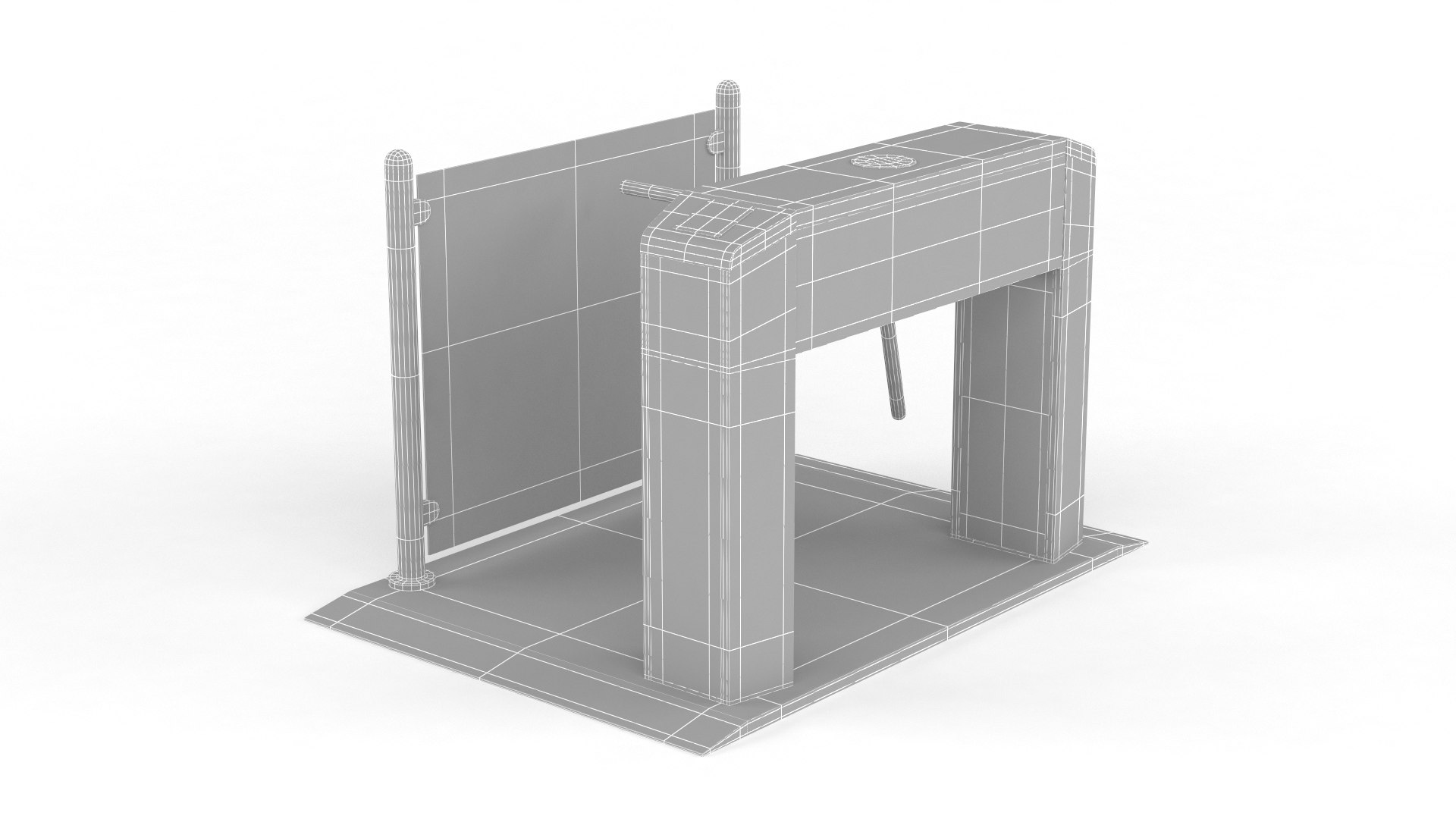 3D Model Turnstile Gate - TurboSquid 2274246