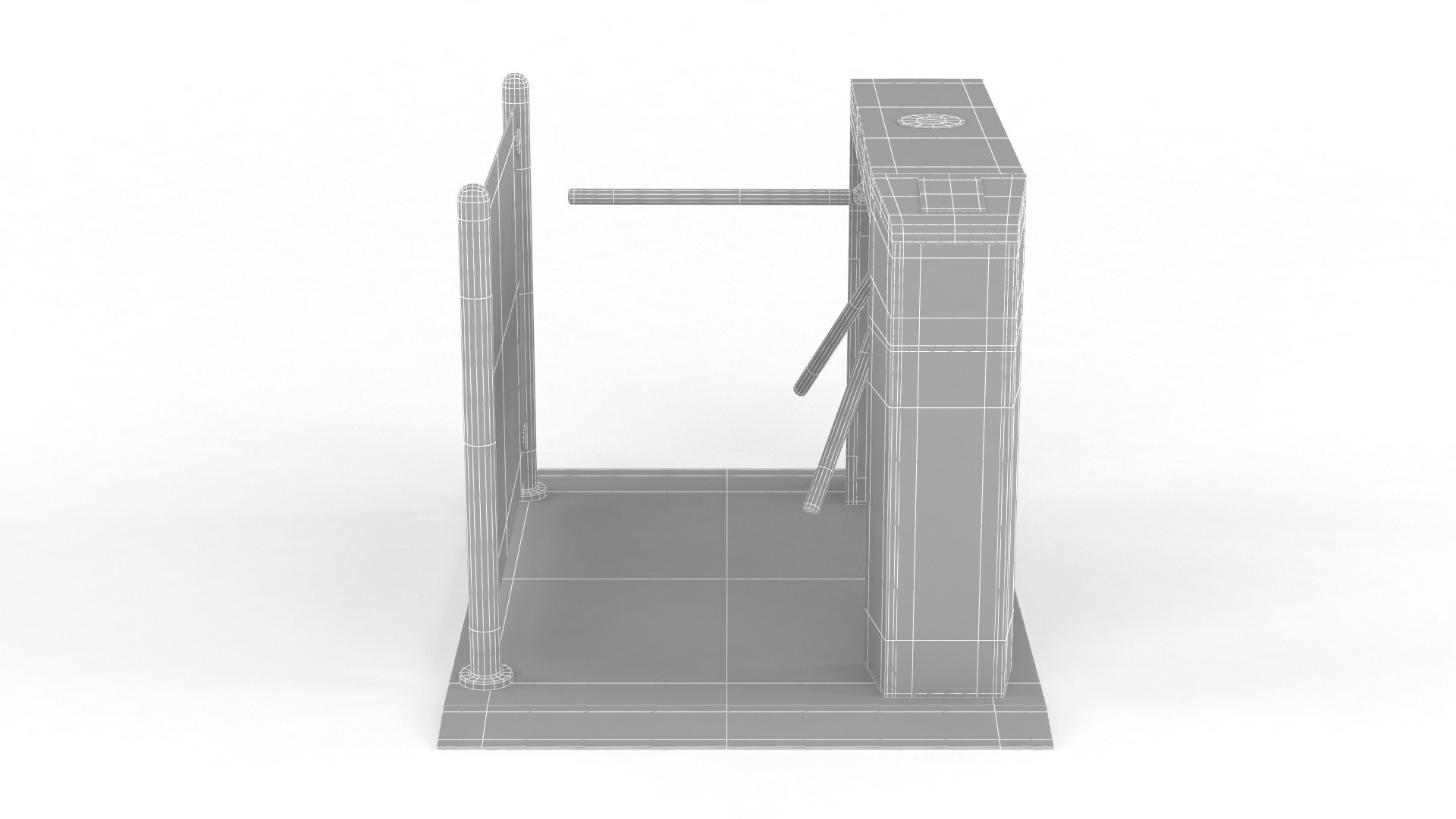 3D Model Turnstile Gate - TurboSquid 2274246