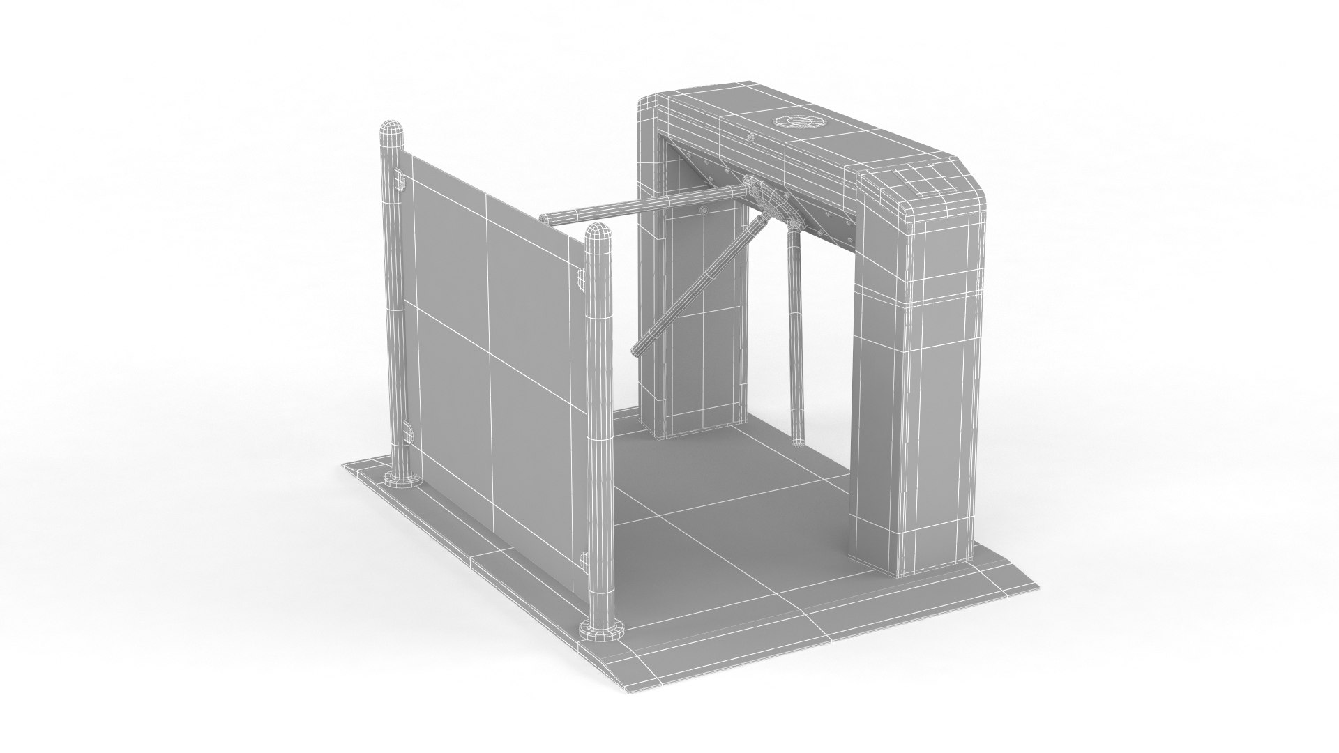 3D Model Turnstile Gate - TurboSquid 2274246