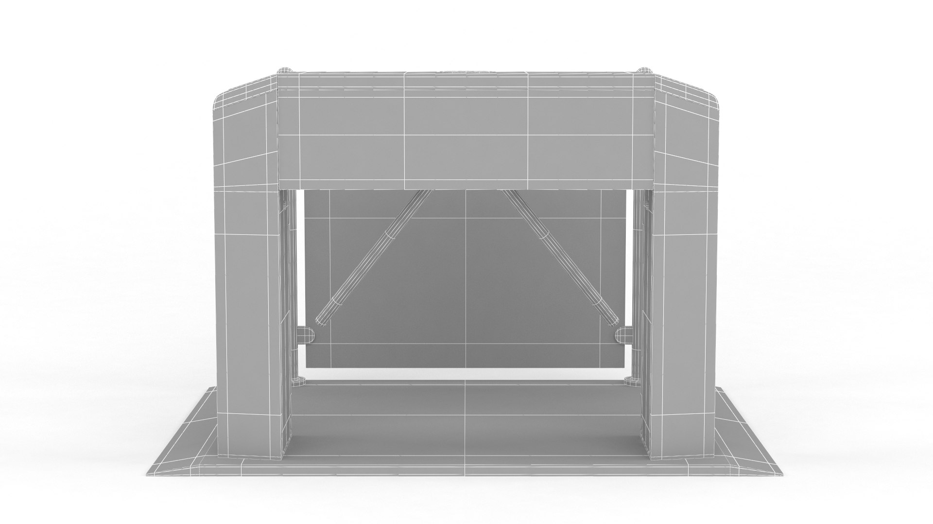 3D Model Turnstile Gate - TurboSquid 2274246