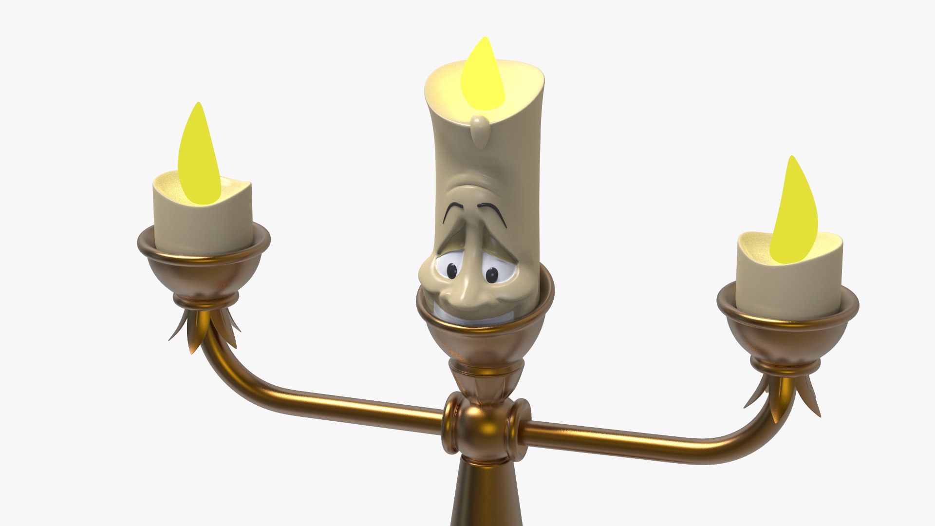 3D Lumiere Candlestick Light-UP Model - TurboSquid 2389769