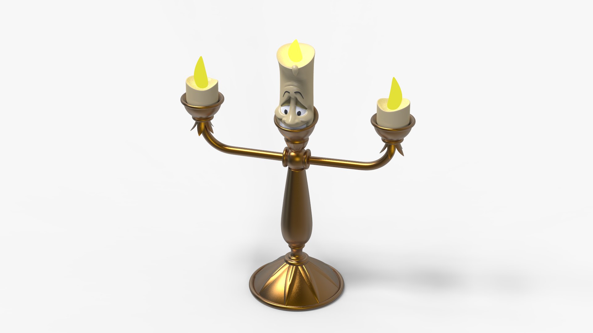 3D Lumiere Candlestick Light-UP Model - TurboSquid 2389769