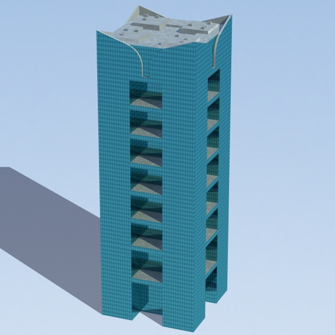 3d skyscrapers model