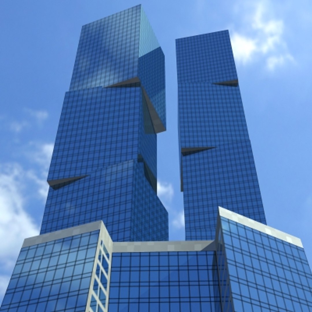 3d skyscrapers model