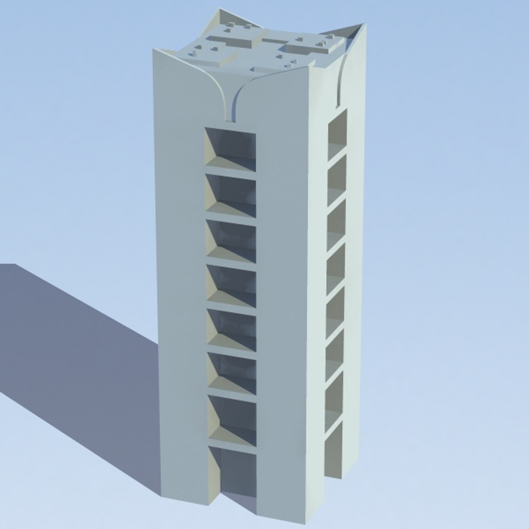 3d skyscrapers model