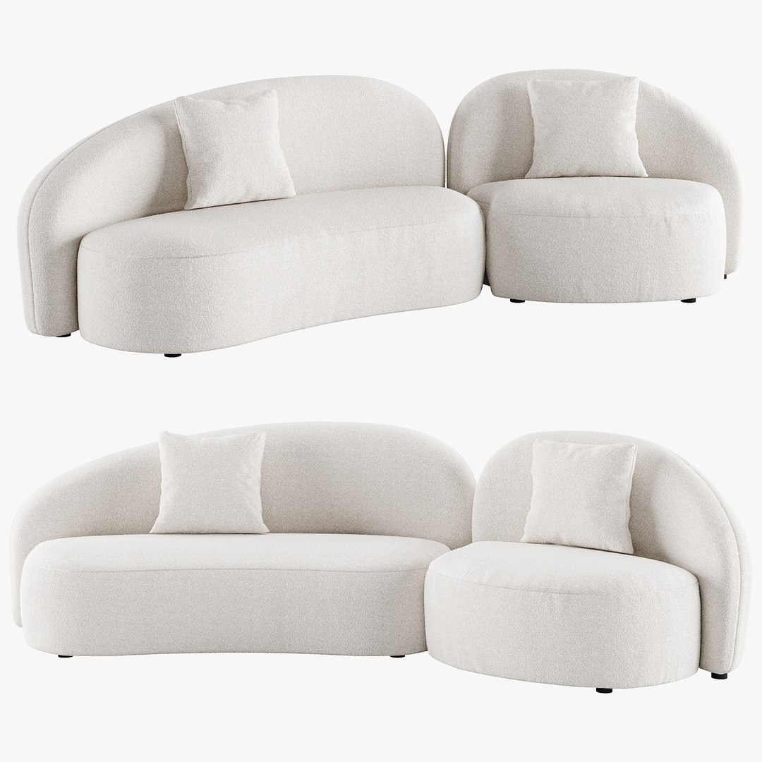 3D Sofa Cresmo - TurboSquid 2360796