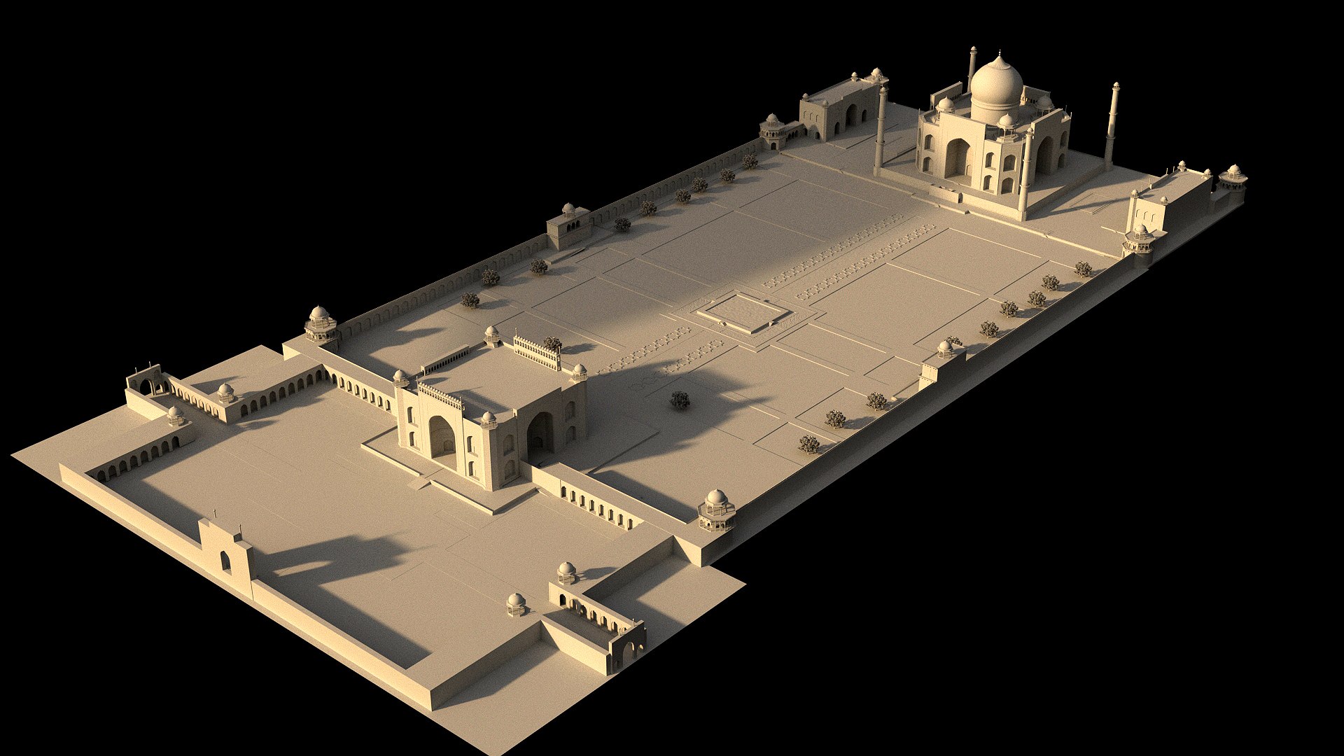 Taj Mahal 3D model - TurboSquid 1927781