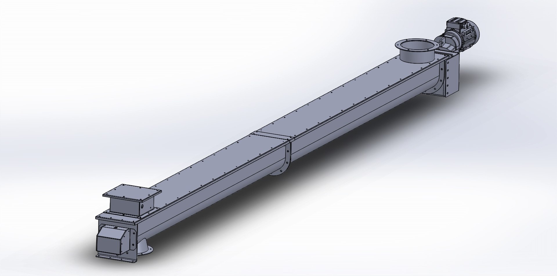 Screw Conveyor 3D Model - TurboSquid 2217727