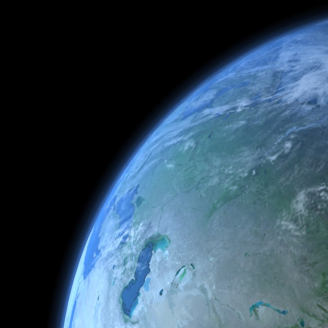 Realistic Earth 3d Model