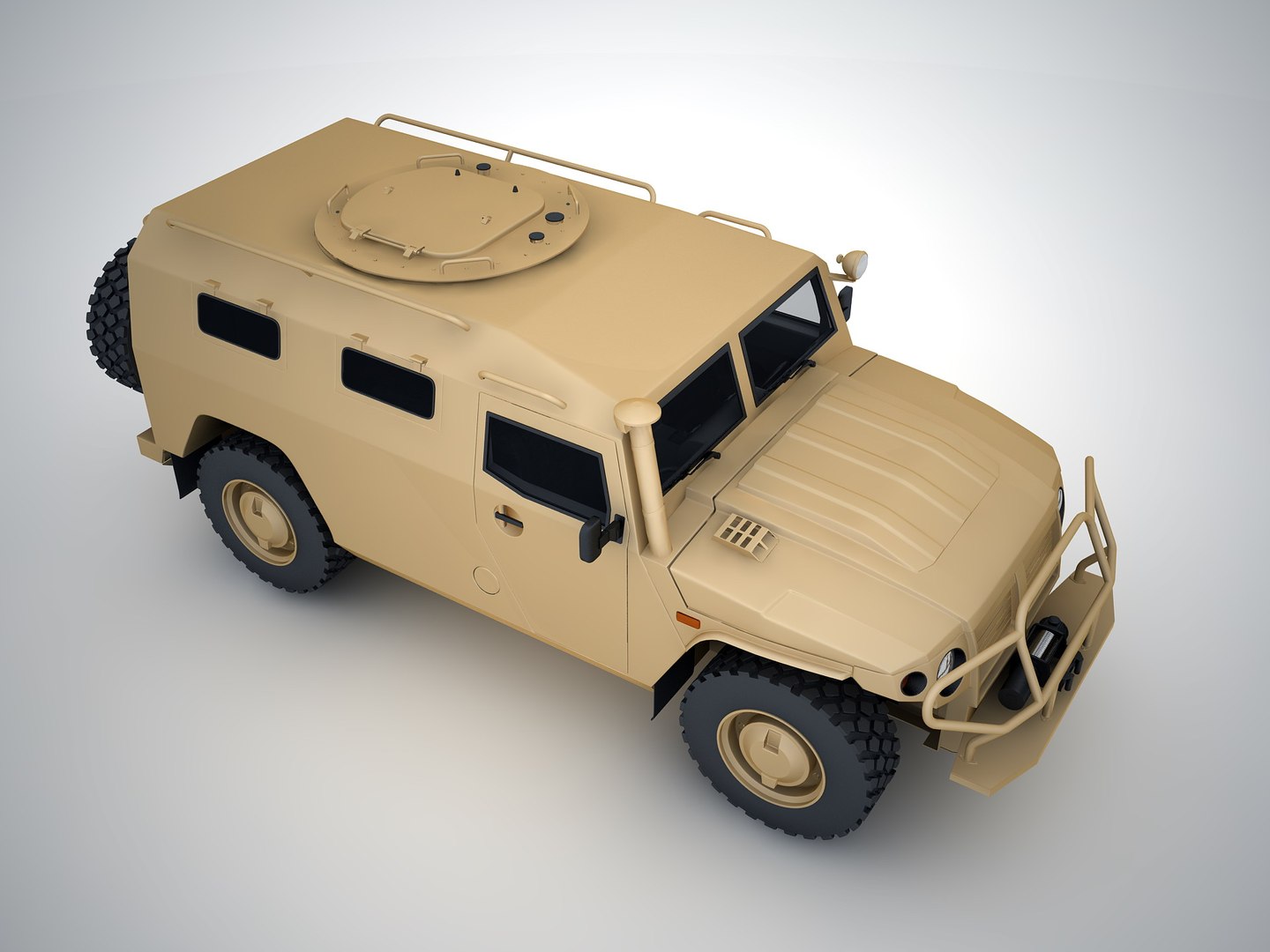 3D Model Russian Vehicle Gaz 2330 - TurboSquid 1377149
