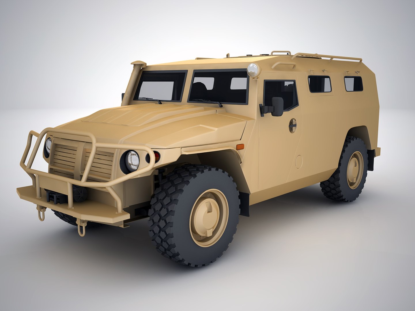 3D Model Russian Vehicle Gaz 2330 - TurboSquid 1377149