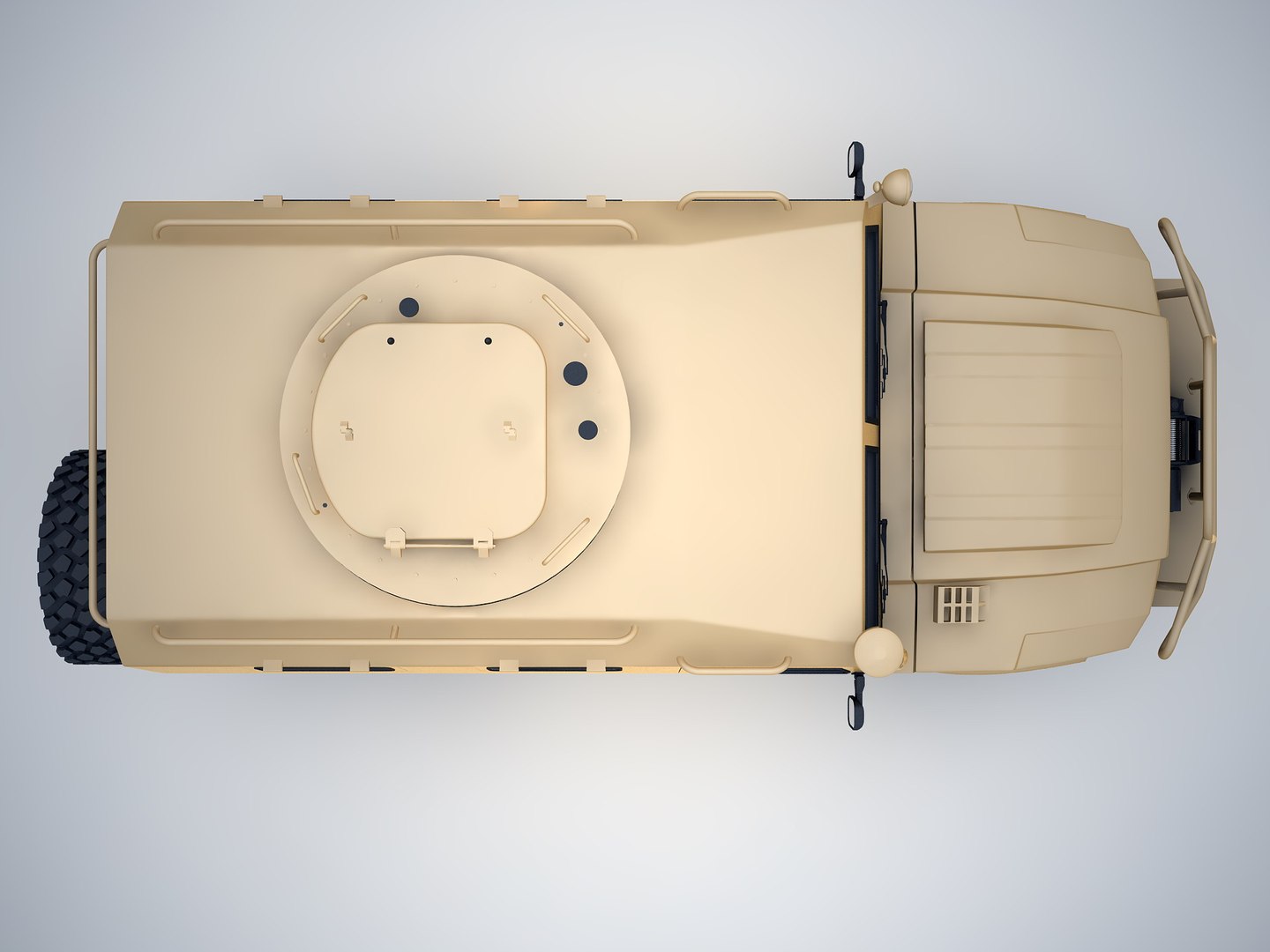 3D Model Russian Vehicle Gaz 2330 - TurboSquid 1377149