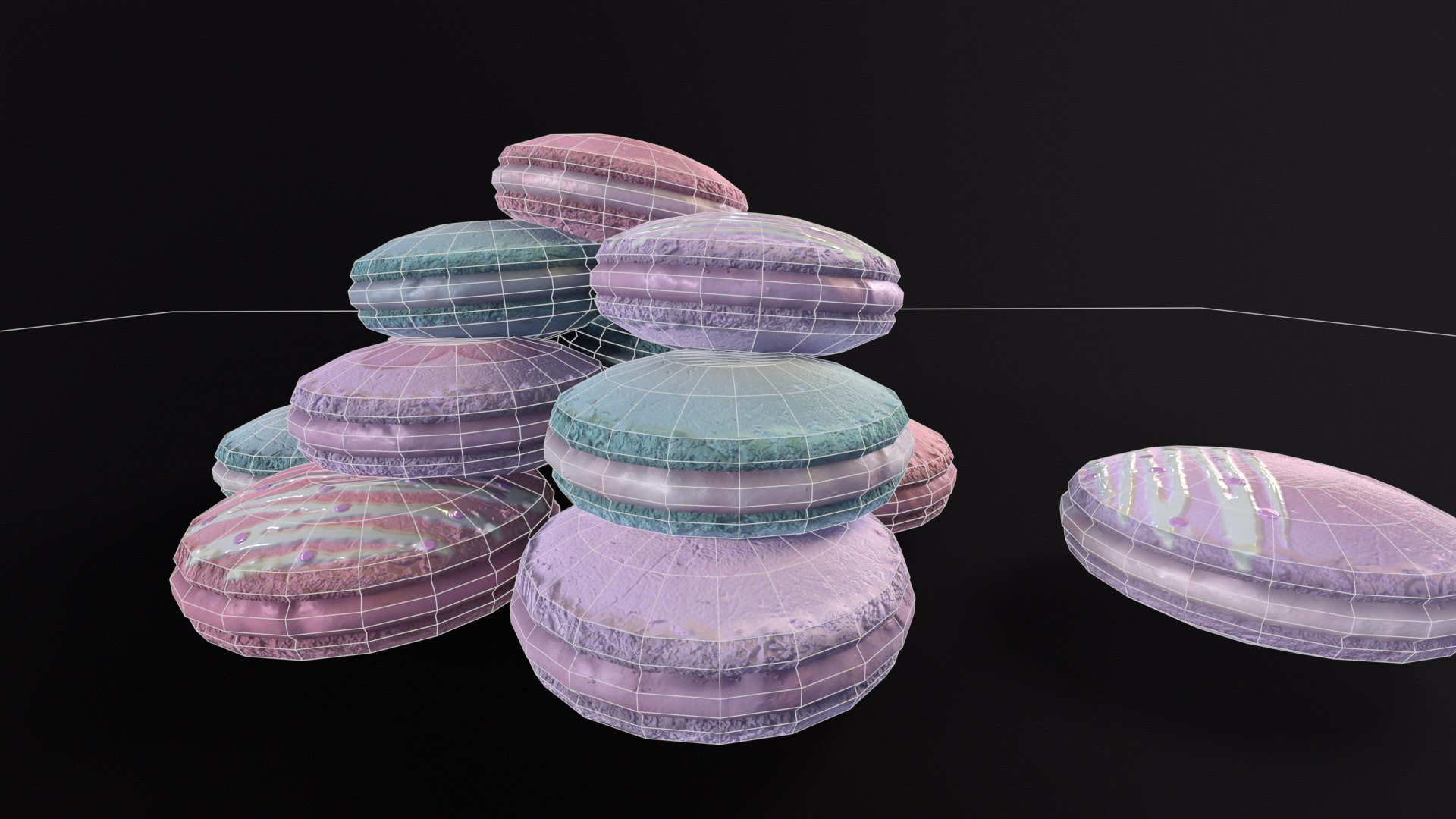 3D Macarons - TurboSquid 2231822