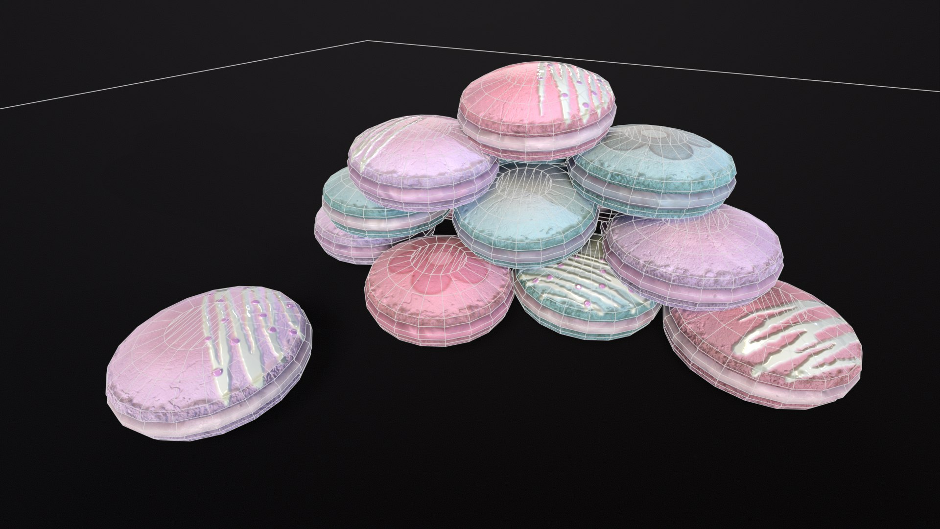 3D Macarons - TurboSquid 2231822