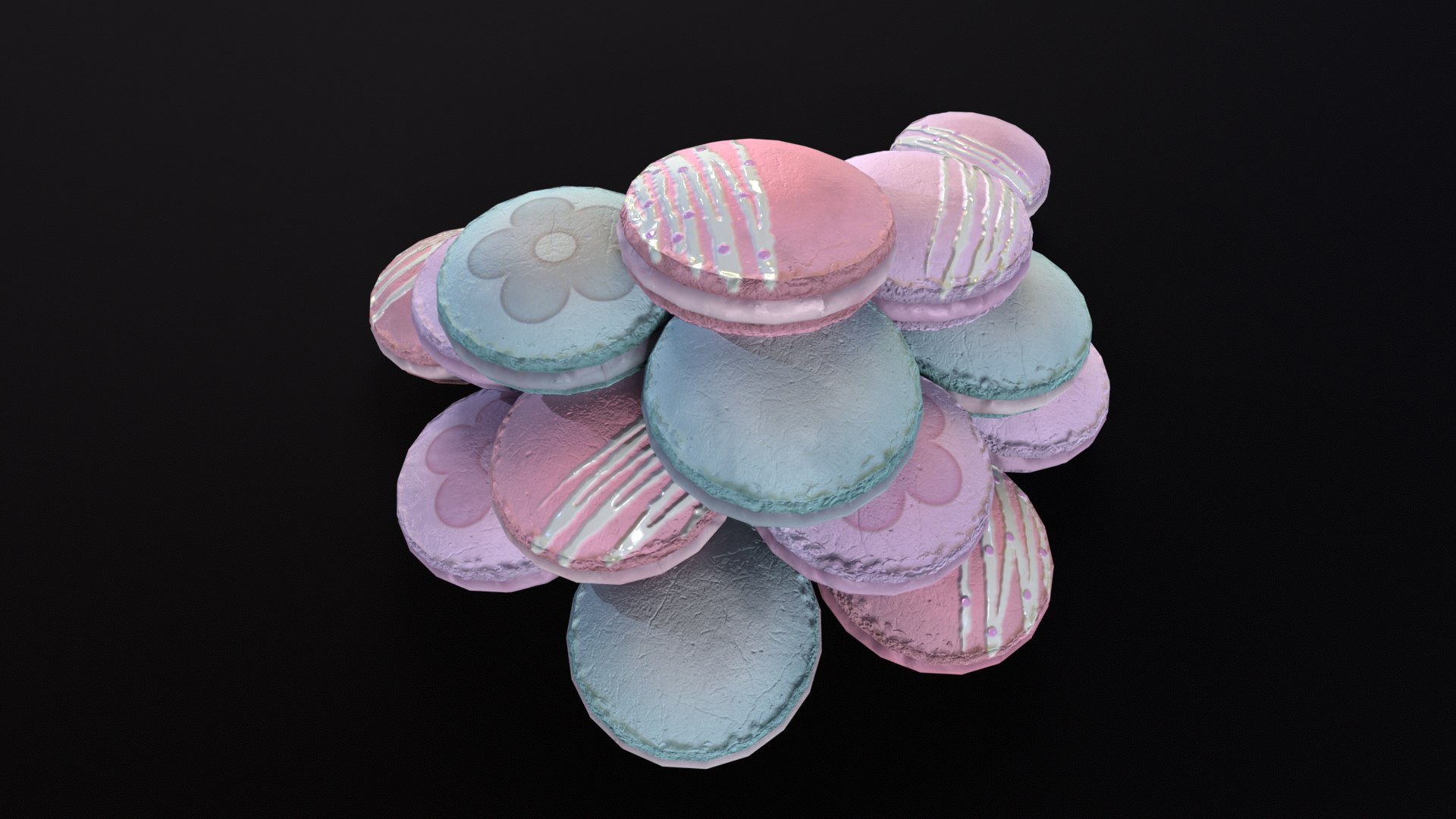 3D Macarons - TurboSquid 2231822