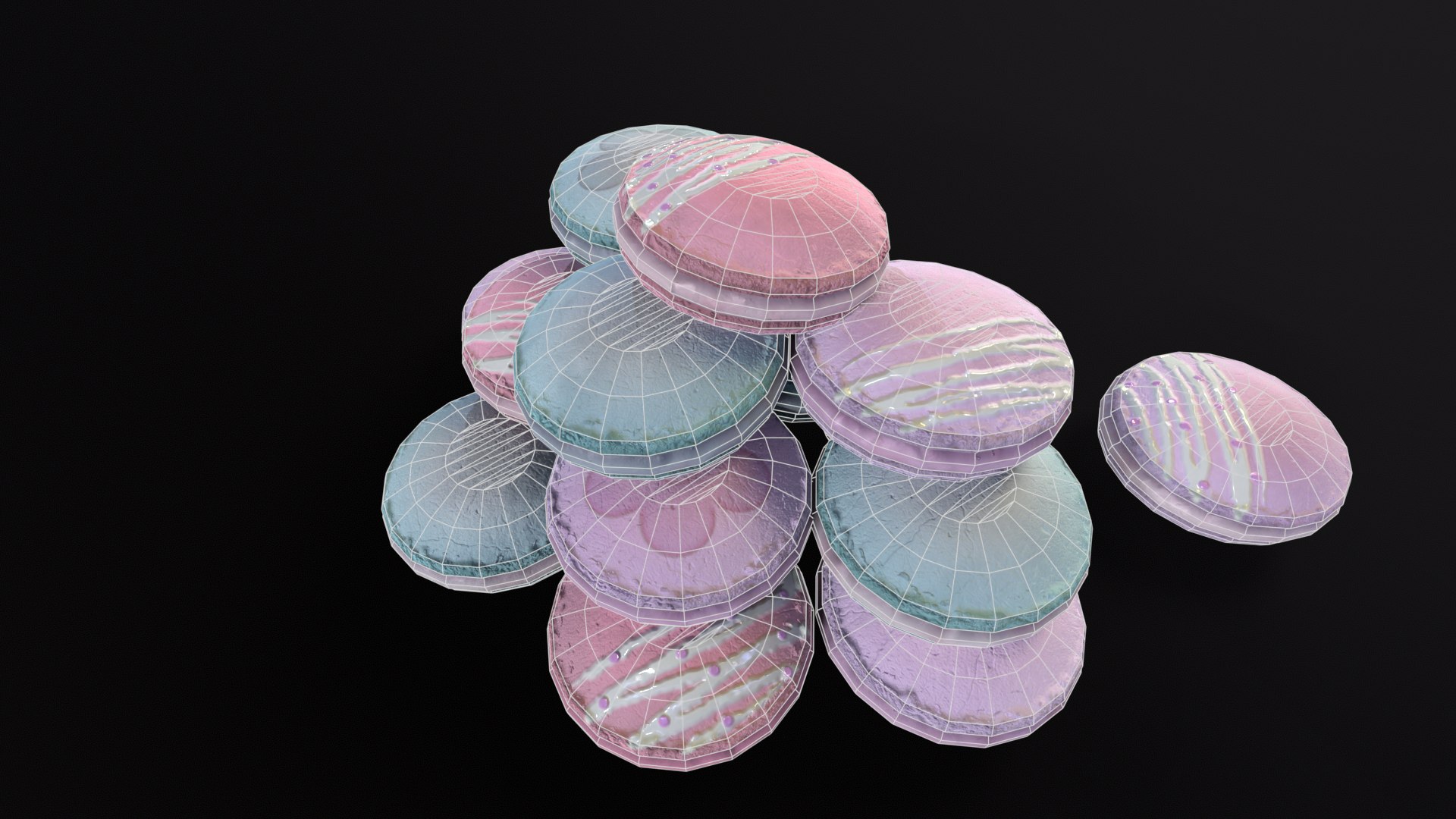 3D Macarons - TurboSquid 2231822