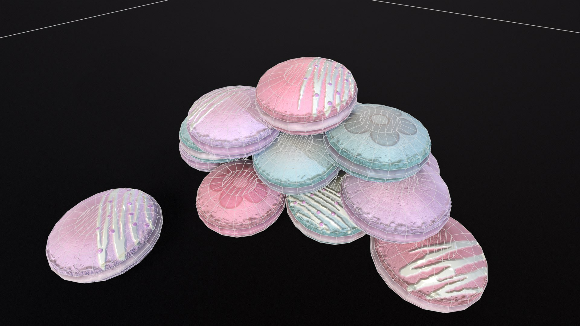 3D Macarons - TurboSquid 2231822