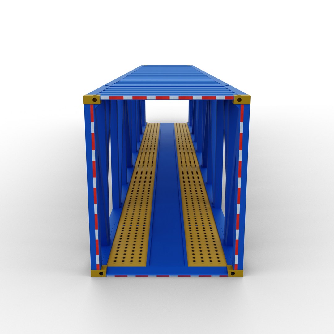 Shipping Container Frame Car 3D - TurboSquid 1690942