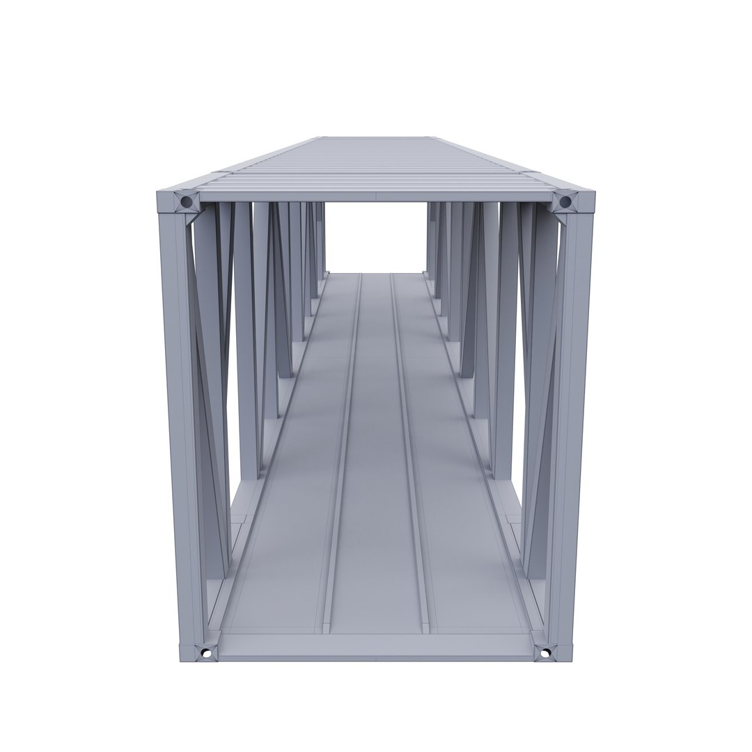 Shipping Container Frame Car 3D - TurboSquid 1690942