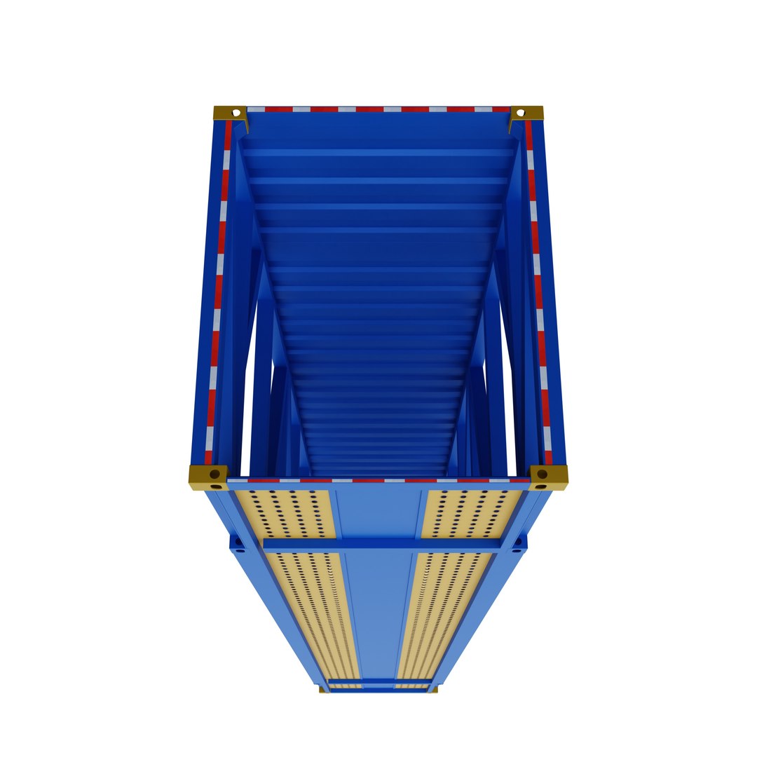 Shipping Container Frame Car 3D - TurboSquid 1690942
