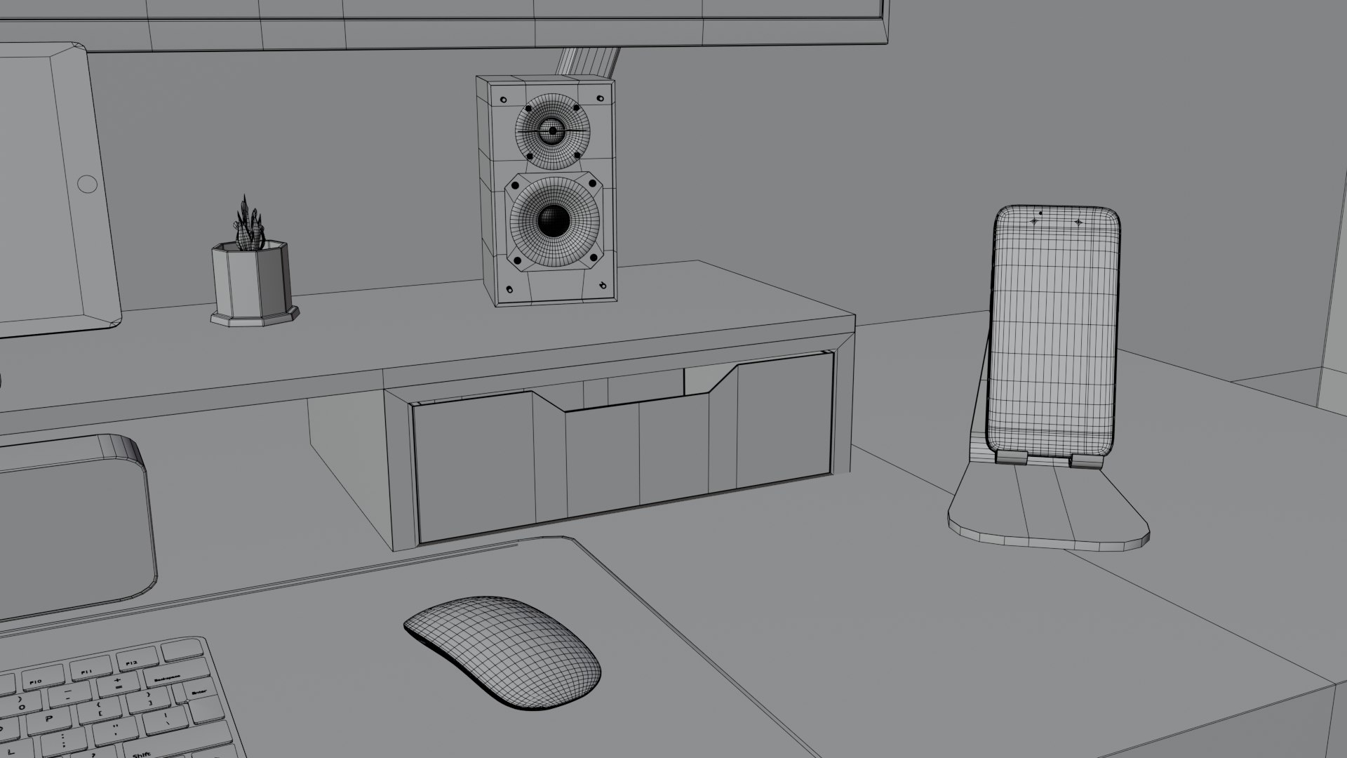 3D Modern Computer Desk 10 - TurboSquid 2112090