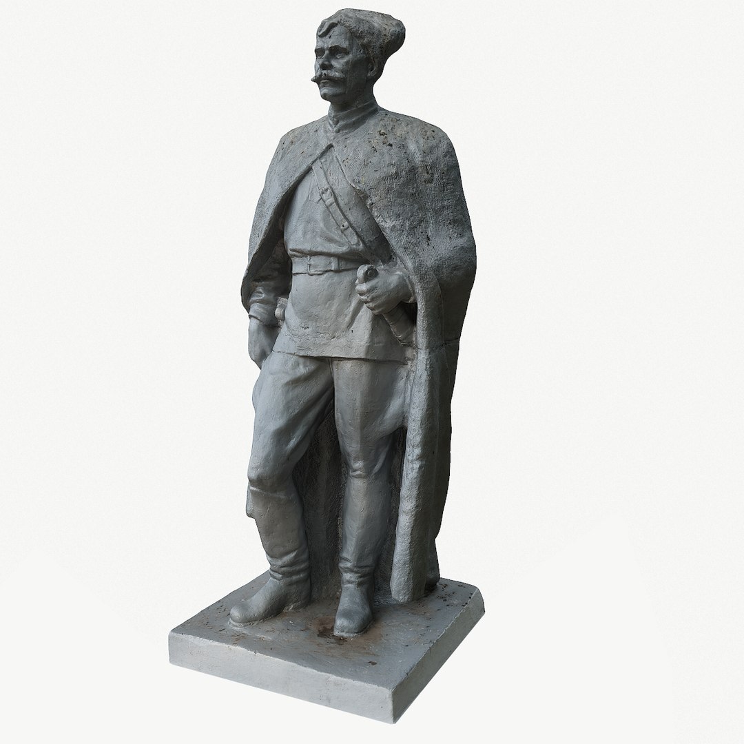 3D statue of Chapaev - TurboSquid 1986772